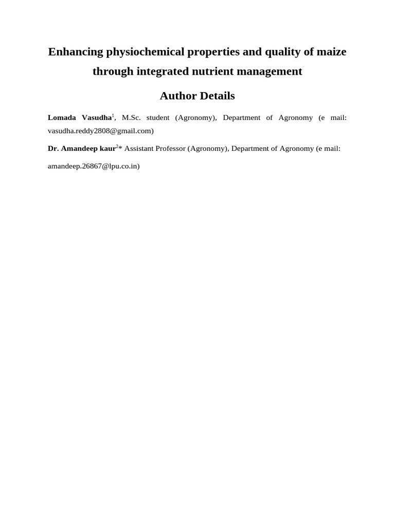 Authour Details | PDF