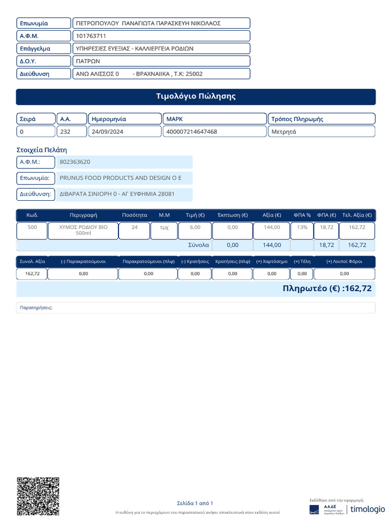 Printinvoice | PDF