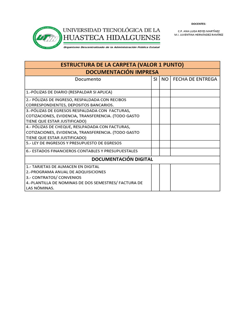 Rúbrica Práctica 3 PARCIAL DOCUMENTACIÓN IMPRESA | PDF