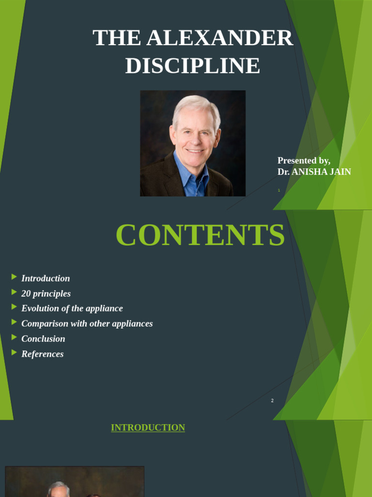 Alexander Discipline Orthodontics Guide | PDF | Orthodontics ...