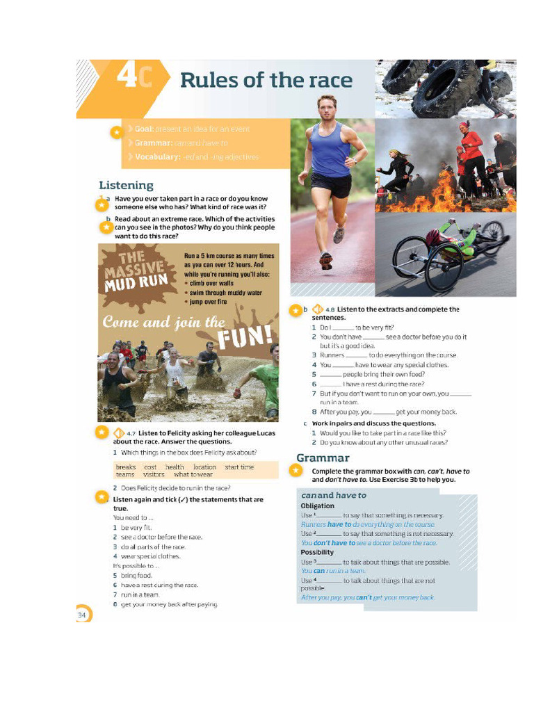 Adultos - Pre-Intermediate - Lesson 4 (RA2p) | PDF