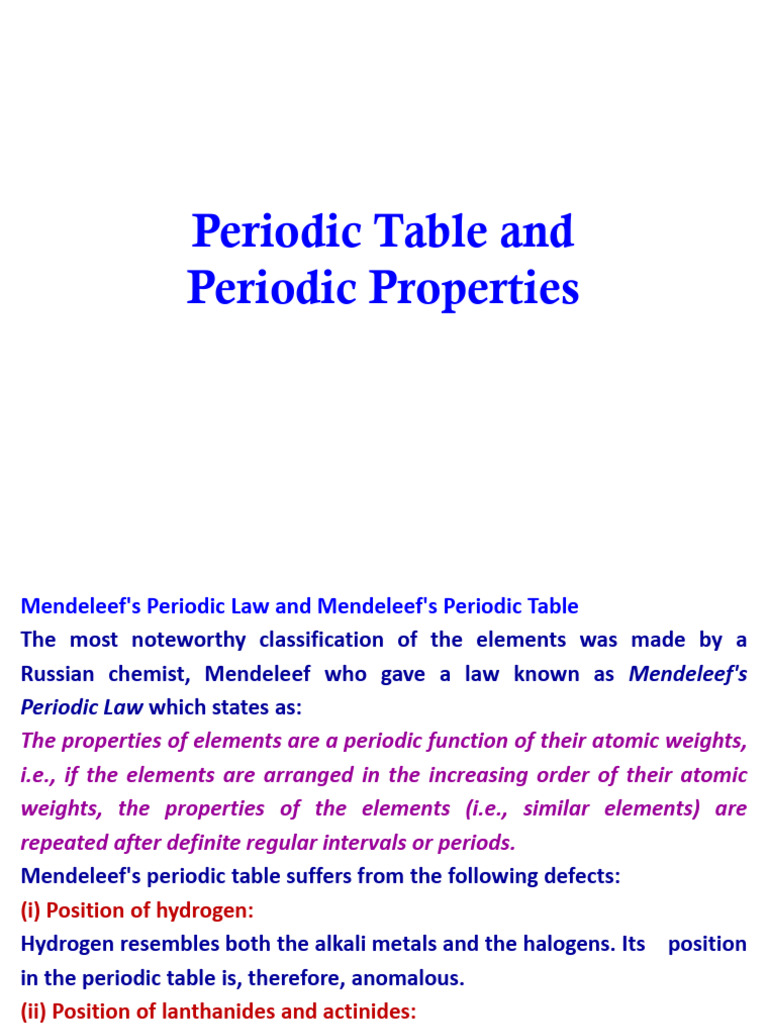 Periodic Table Chem 1111 | PDF | Ionic Bonding | Periodic Table