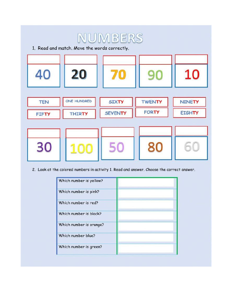 Numbers | PDF