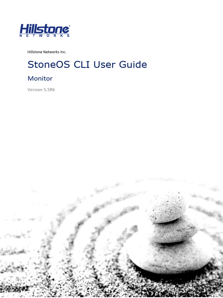 StoneOS CLI User Guide Monitor 5.5R6 | PDF | Command Line Interface | I Pv6