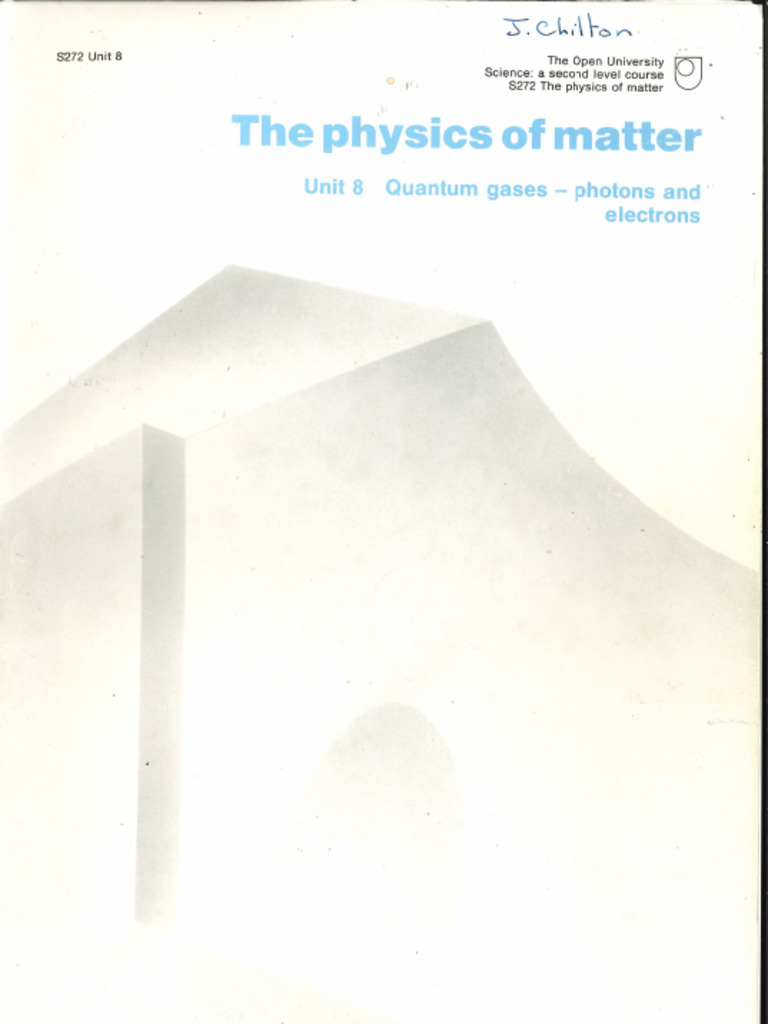 S272 - OU - The Physics of Matter - 8 | PDF