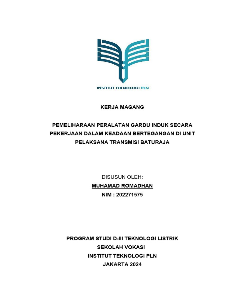 Laporan Magang - Muhamad Romadhan - 202271575 | PDF