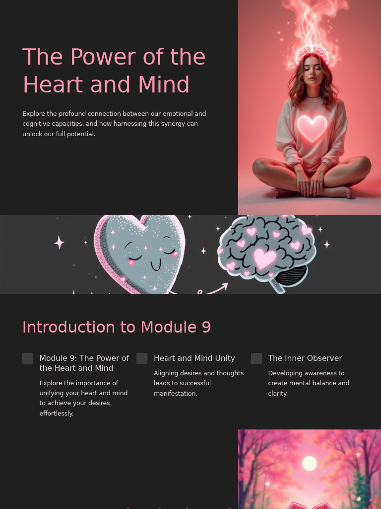 Heart and Mind Unity for Manifestation | PDF | Mind | Thought