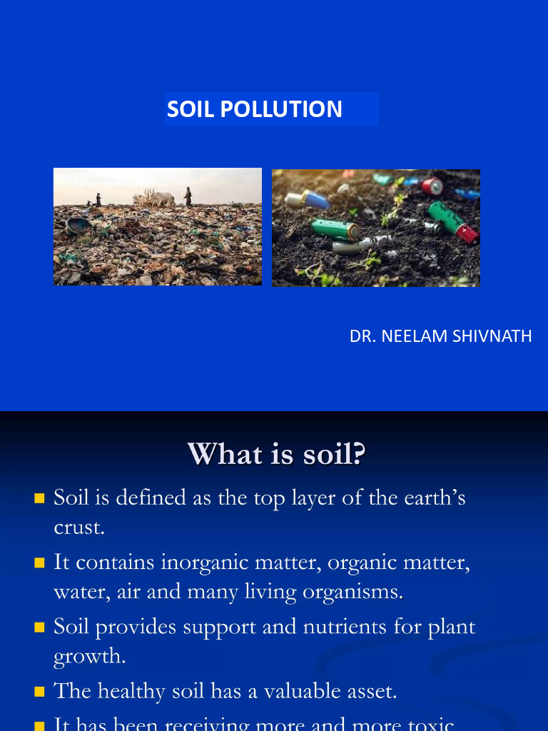 soil-pollution | PDF | Soil | Pollution
