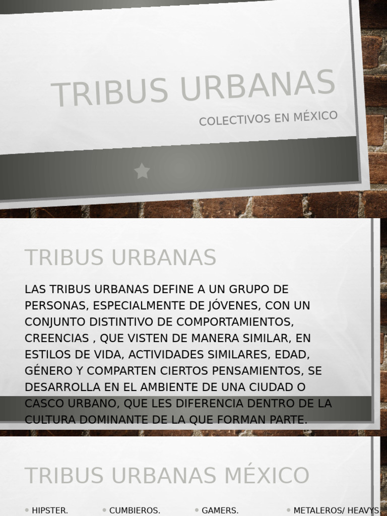 Tribus Urbanas en México | PDF