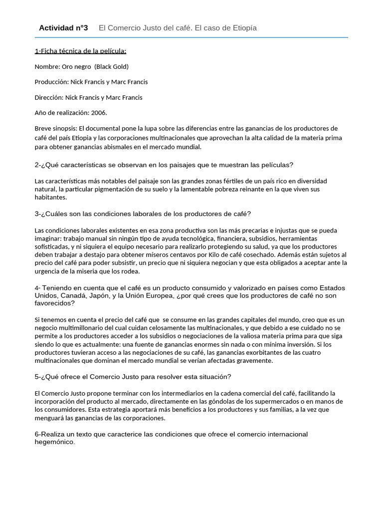 3-Comercio de Cafe | PDF | café | Comercio