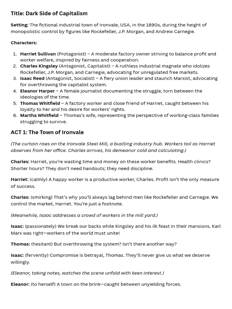 Dark Side of Capitalism | PDF | Left Wing Politics | Anti Capitalism