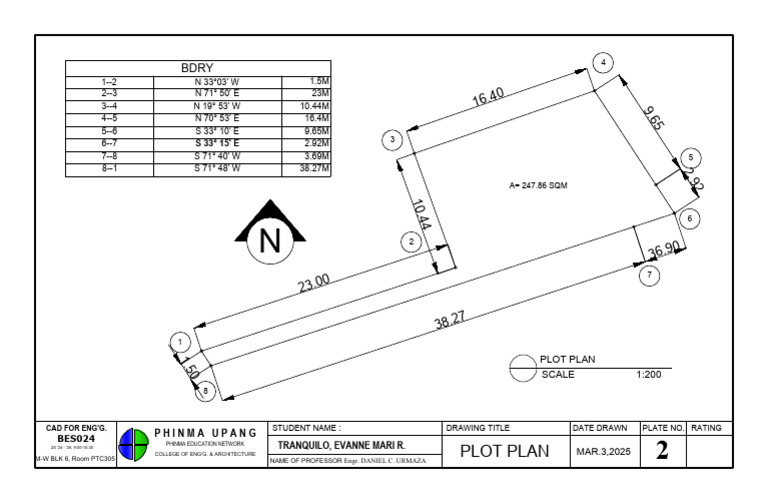 Evanne Mari Tranqiulo, Floor Plan (1)-Model (1) | PDF | Technical Drawing