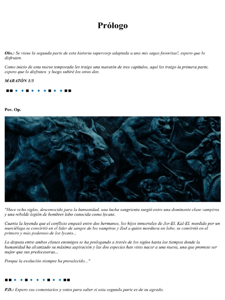 Underworld Evolution - Tmp. 2 ( - Jjluthel17 | PDF | Verdad | Superhombre