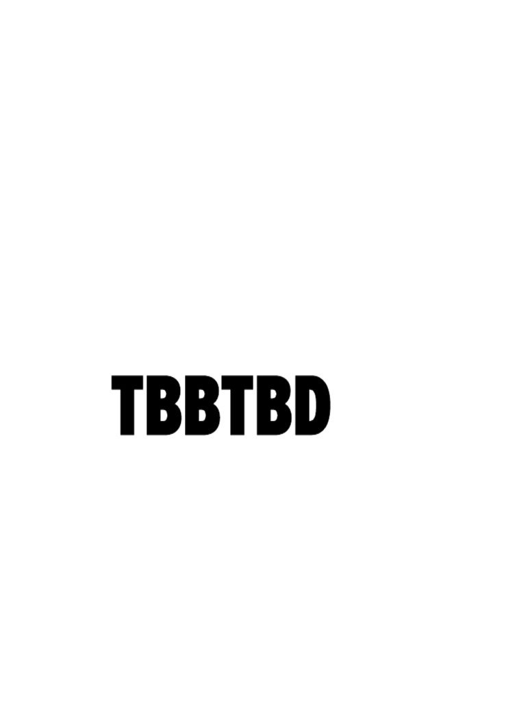 TBBTBD | PDF