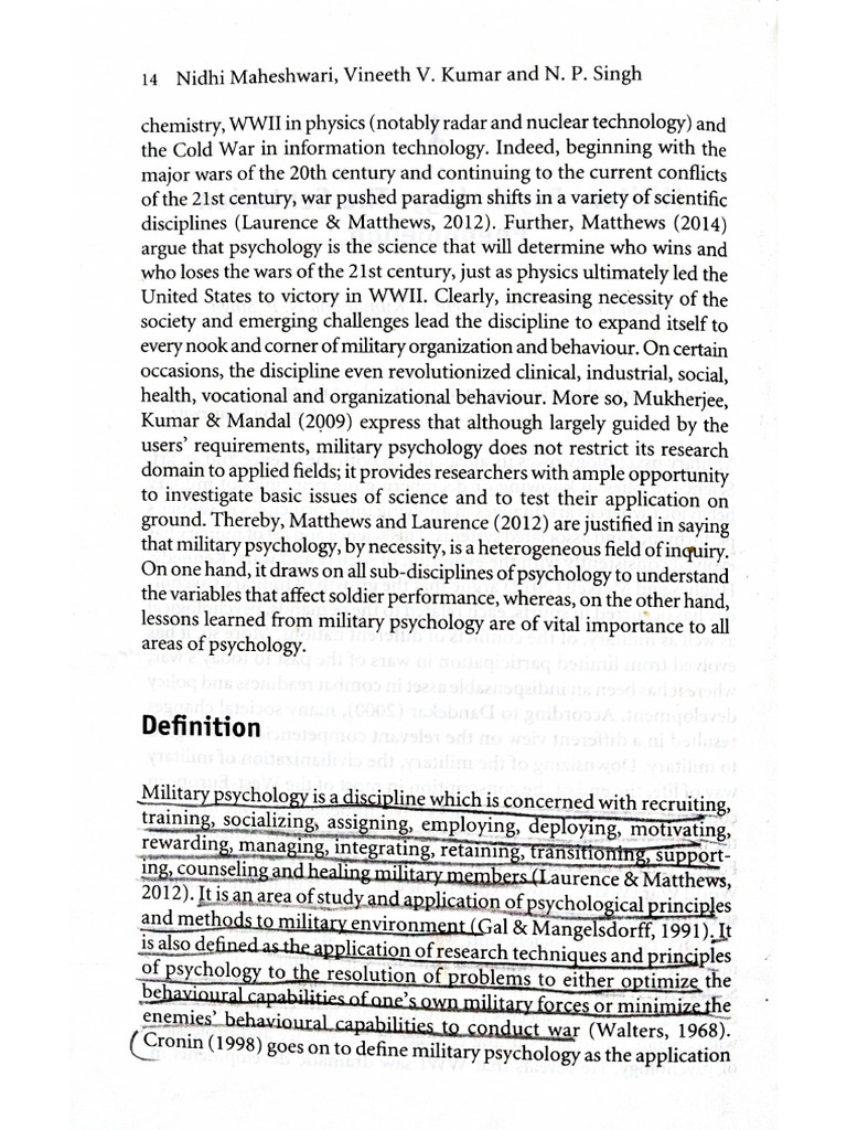 Military Psych | PDF
