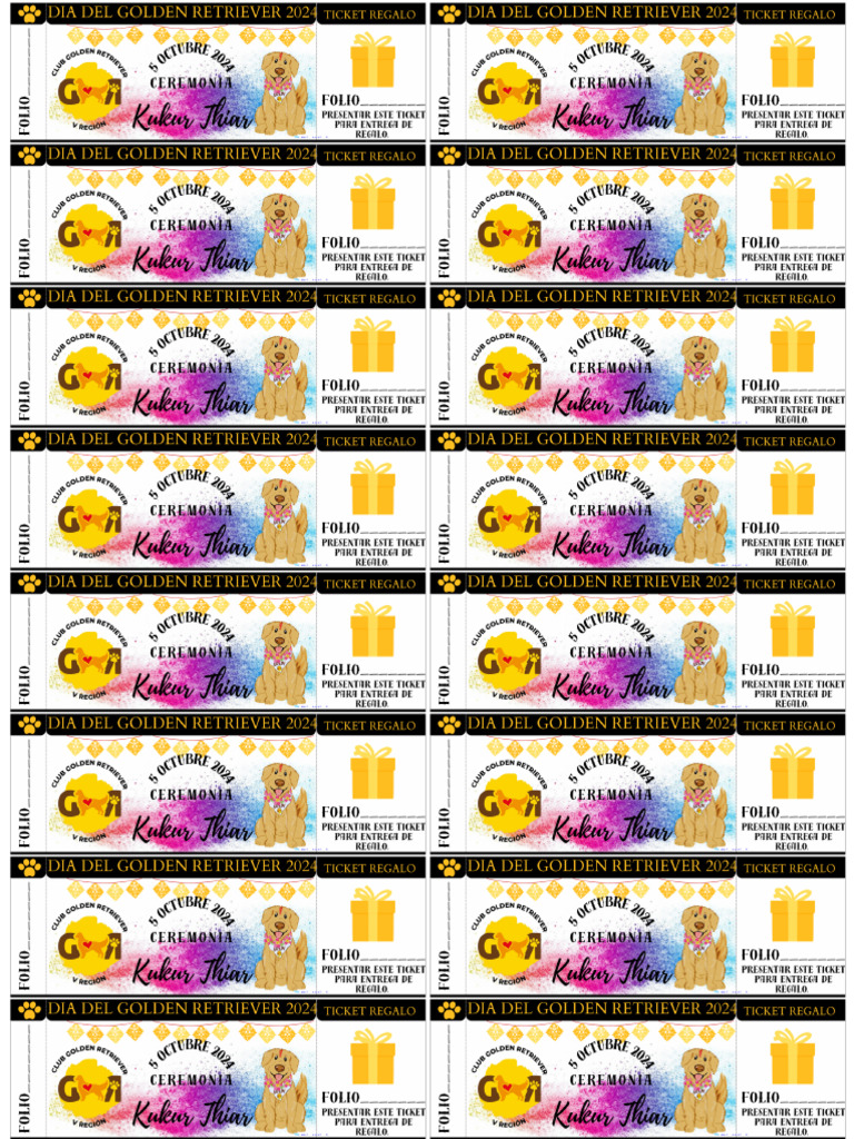 Ticket Regalo 2024 | PDF