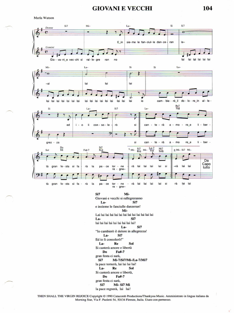 104 Giovani e Vecchi | PDF