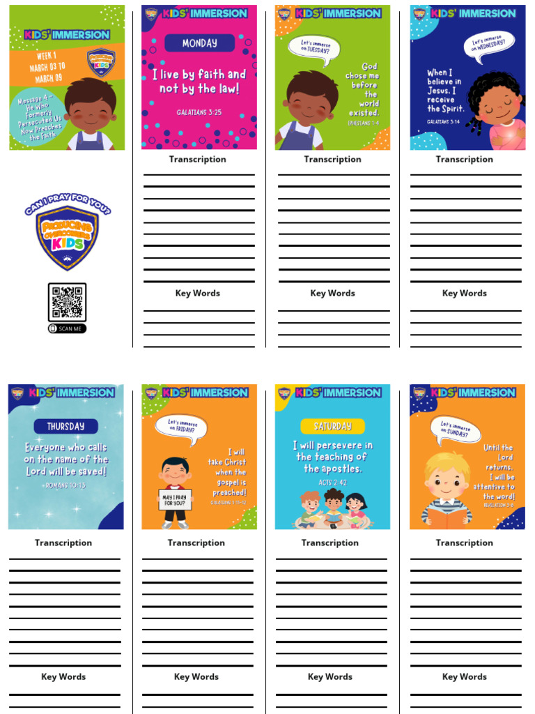 Kids' Transcription 1 | PDF