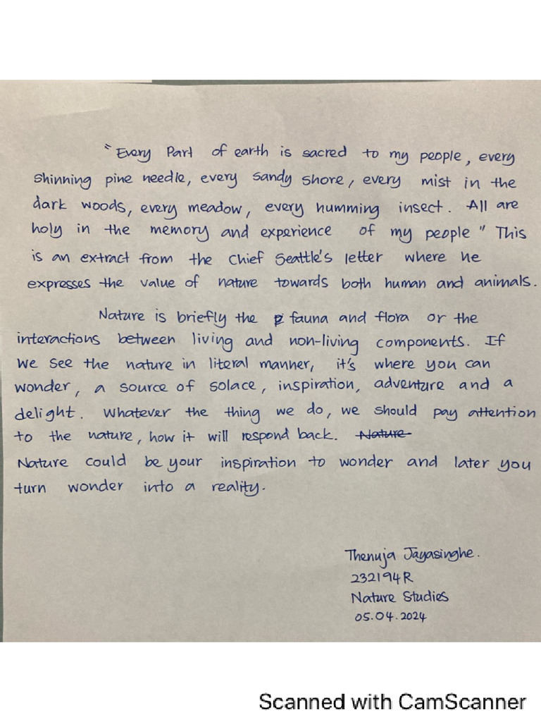 Definition of Nature - Group Work | PDF