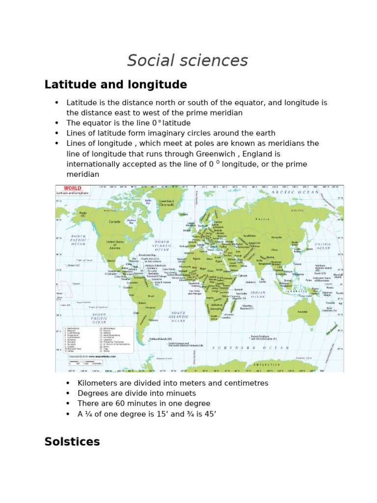 Social Sciences Grade 8 Notes | PDF