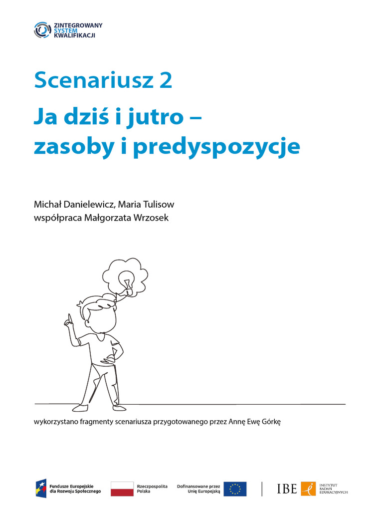 Scenariusz 2 Ja Dzis I Jutro Zasoby I Predyspozycje | PDF