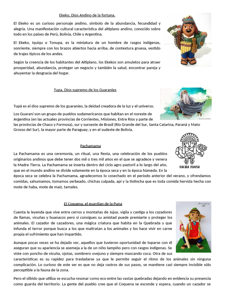 Tupa: Dios del Trueno y Creación | PDF | Imperio Inca