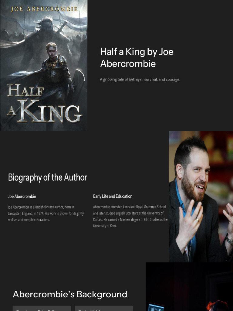 Half a King: Betrayal and Survival | PDF