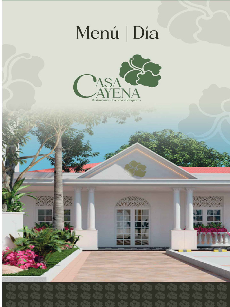 Menu Casa Cayena Dia | PDF