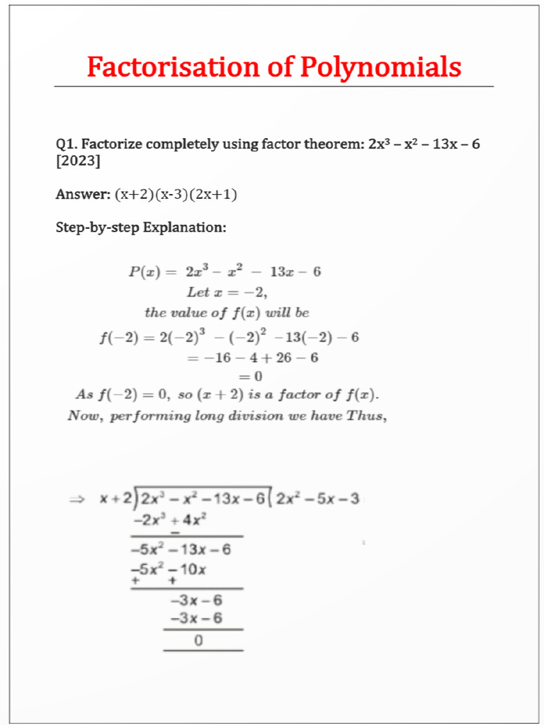 Polynomials | PDF