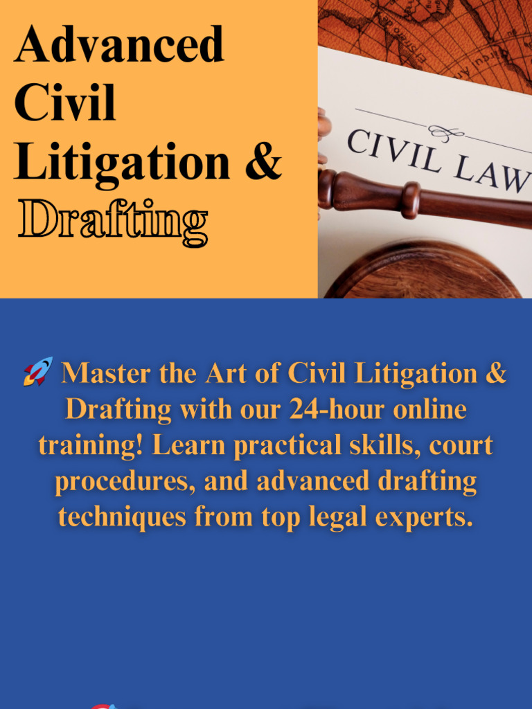 Advanced Civil Litigation & Course Syllabus - 20250303 - 232956 - 0000 | PDF | Lawsuit | Justice