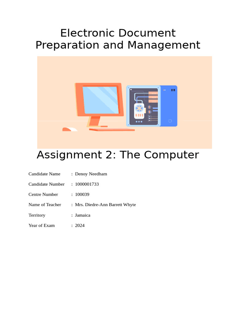 Sample Assignment #2 - Blocked Style | PDF | Microcomputers | Personal Computers