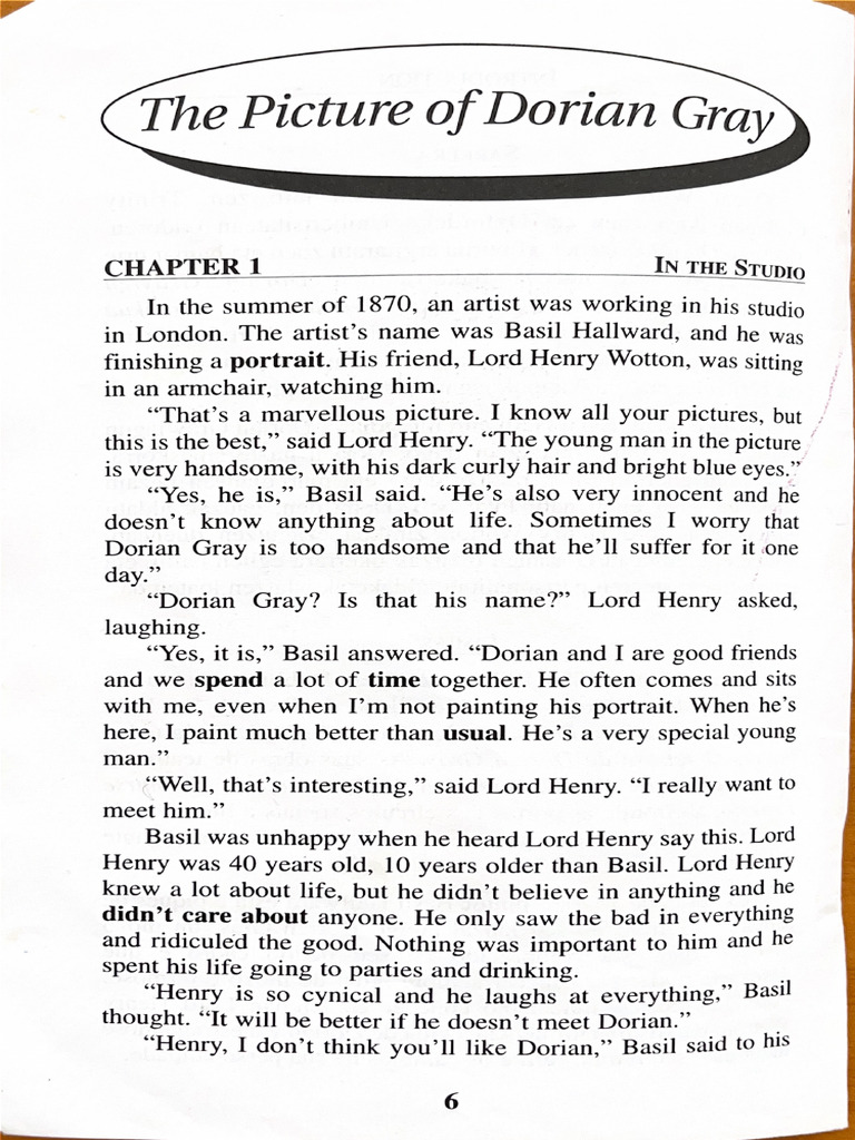 Dorian Gray 3ºESO | PDF