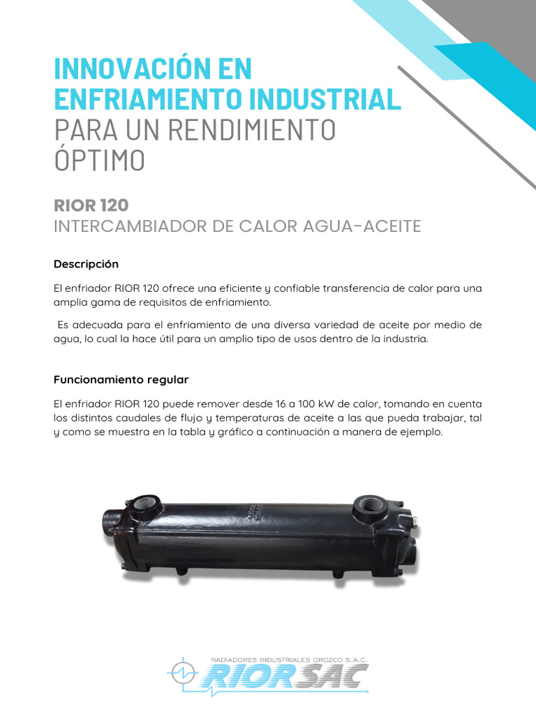 Rior 120 | PDF | Ingeniería mecánica | Termodinámica