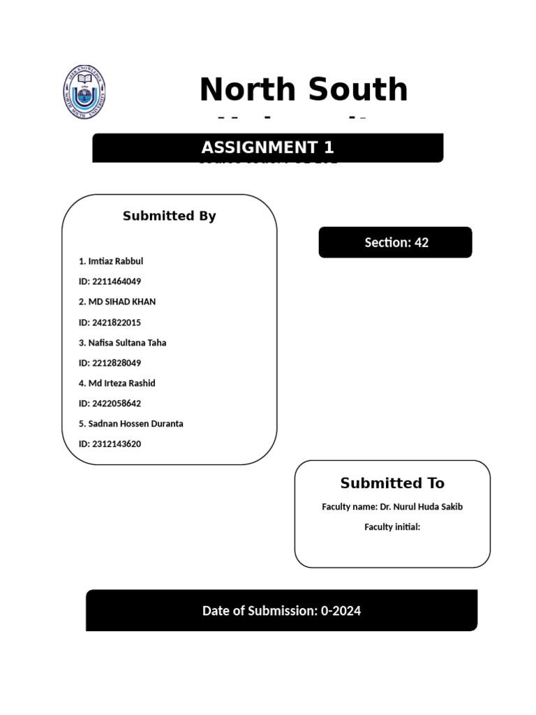 Assignment 1 | PDF | Elections | Governance