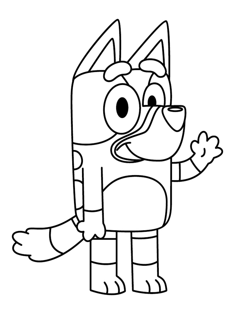 Bluey Outline 1 | PDF