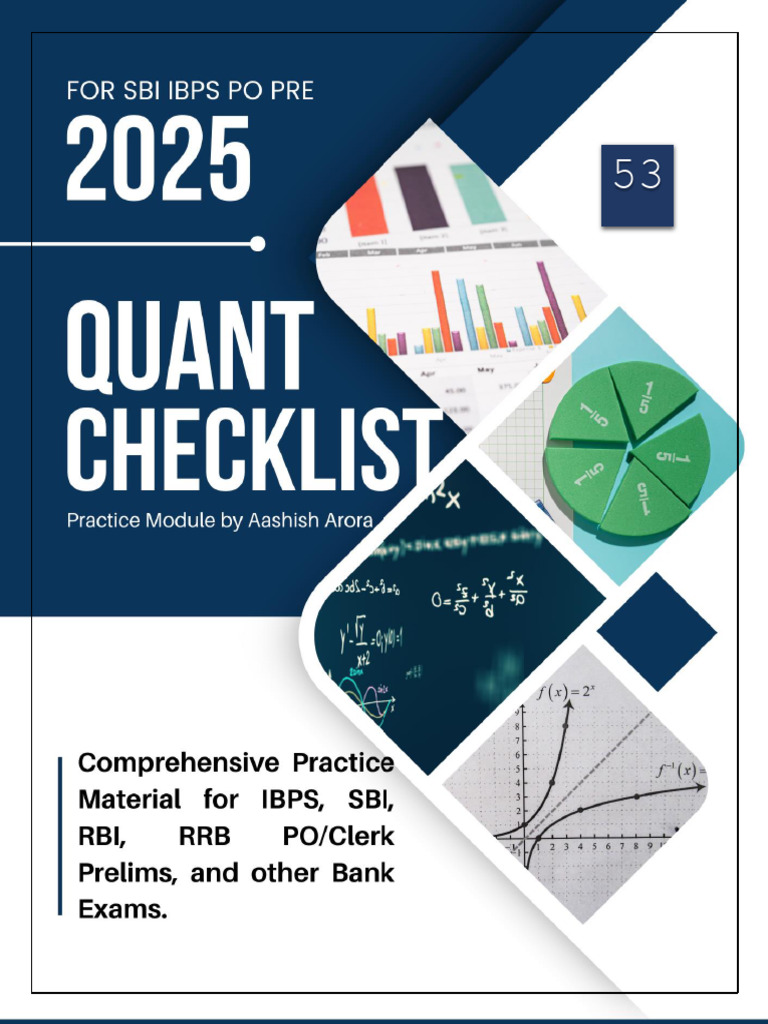 Bank Exam Prep Guide 2025 | PDF | Mathematics