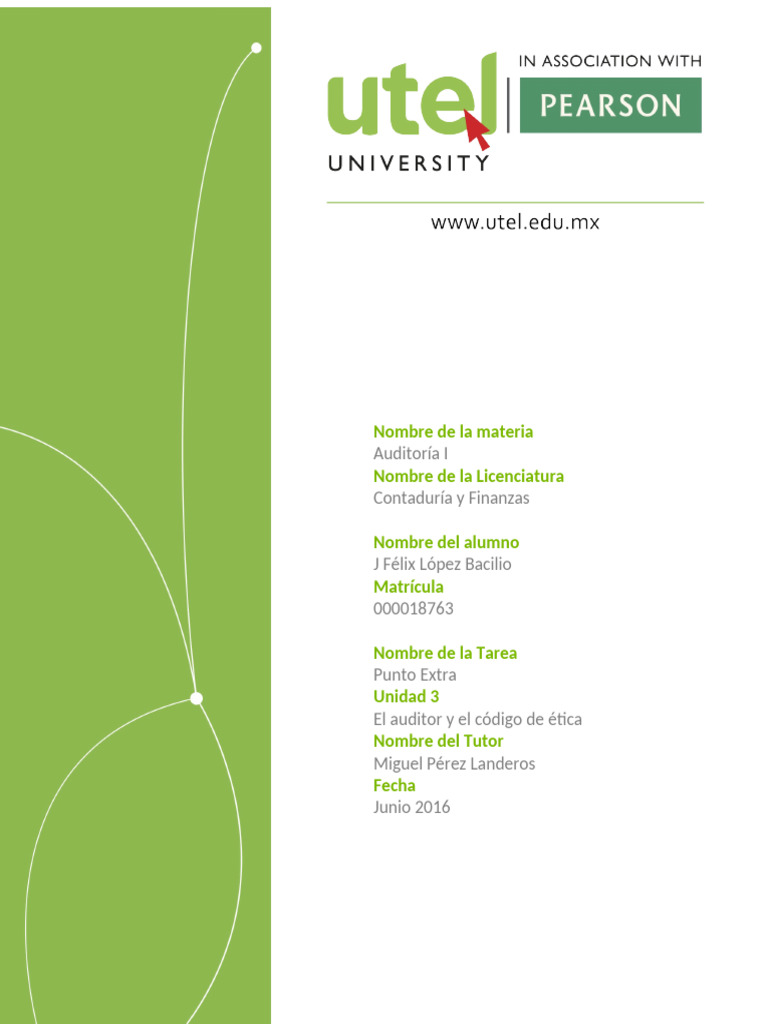 López JFélix S3 PE | PDF | Contralor | Auditoría