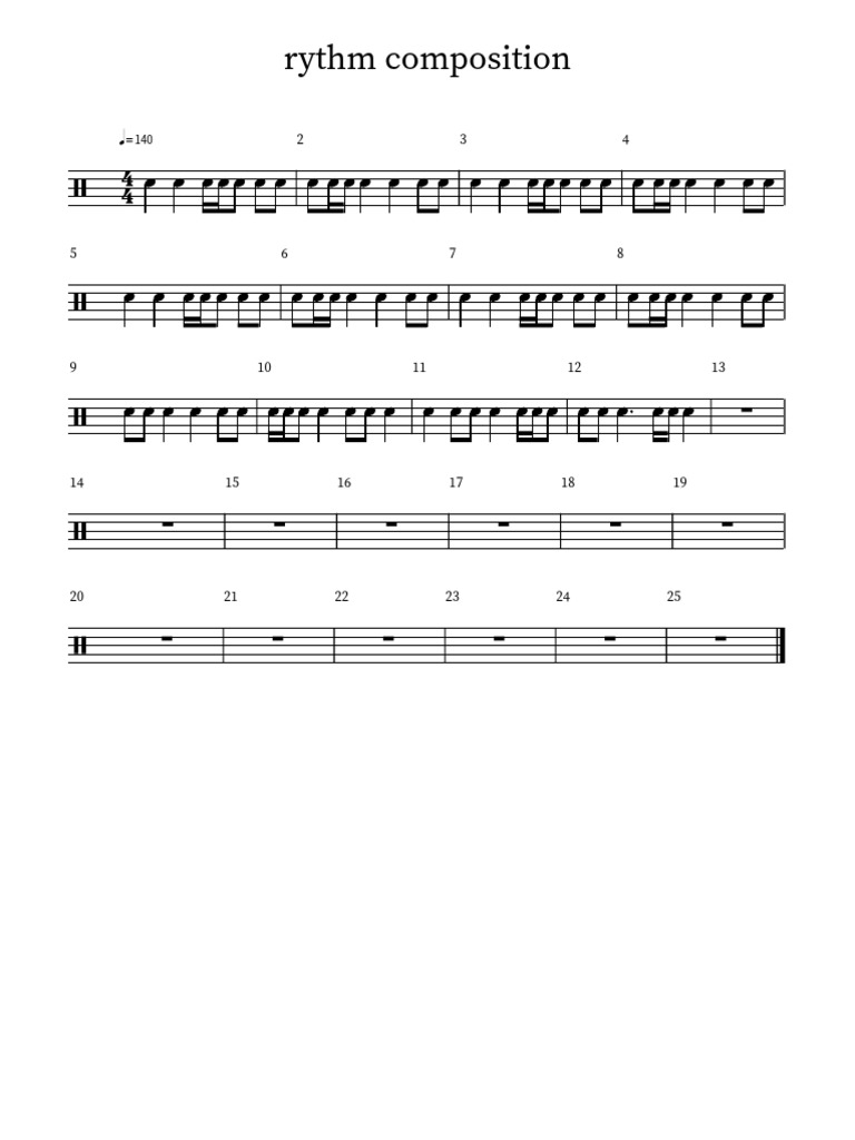 Rythm Composition | PDF