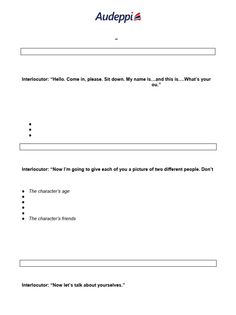 Oral Exam Instructions for Teens | PDF