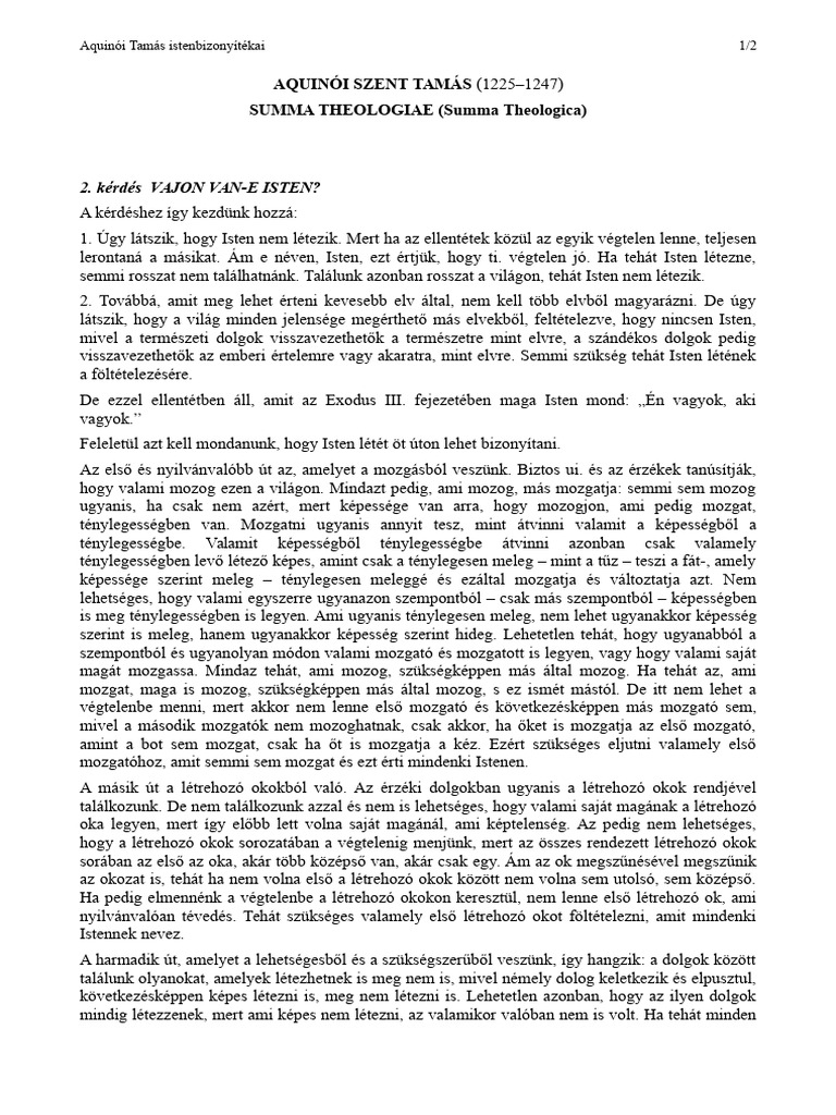 AquinoiTamas_Isten_letenek_bizonyitasa_print | PDF