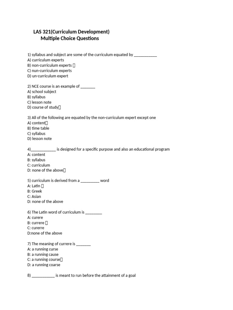 Las 321 compilation | PDF | Curriculum | Learning