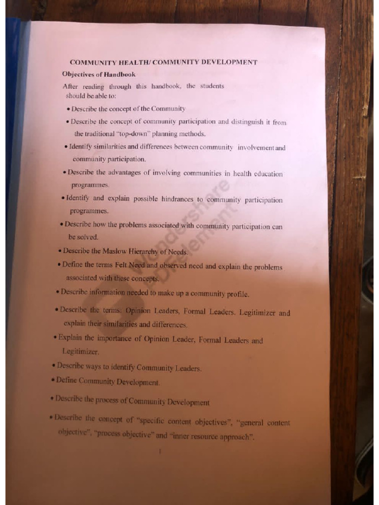 COMMUNITY DEVELOPMENT | PDF