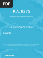 RA 9275 Presentation | PDF
