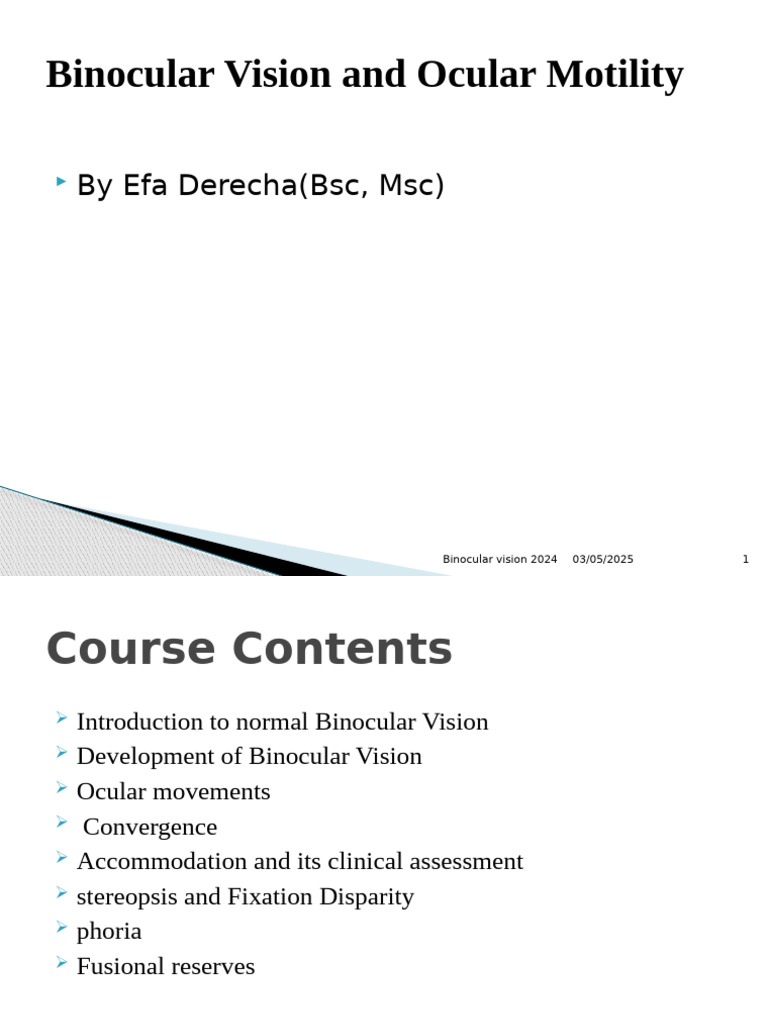 Chapter 1 | PDF | Visual Perception | Visual Acuity