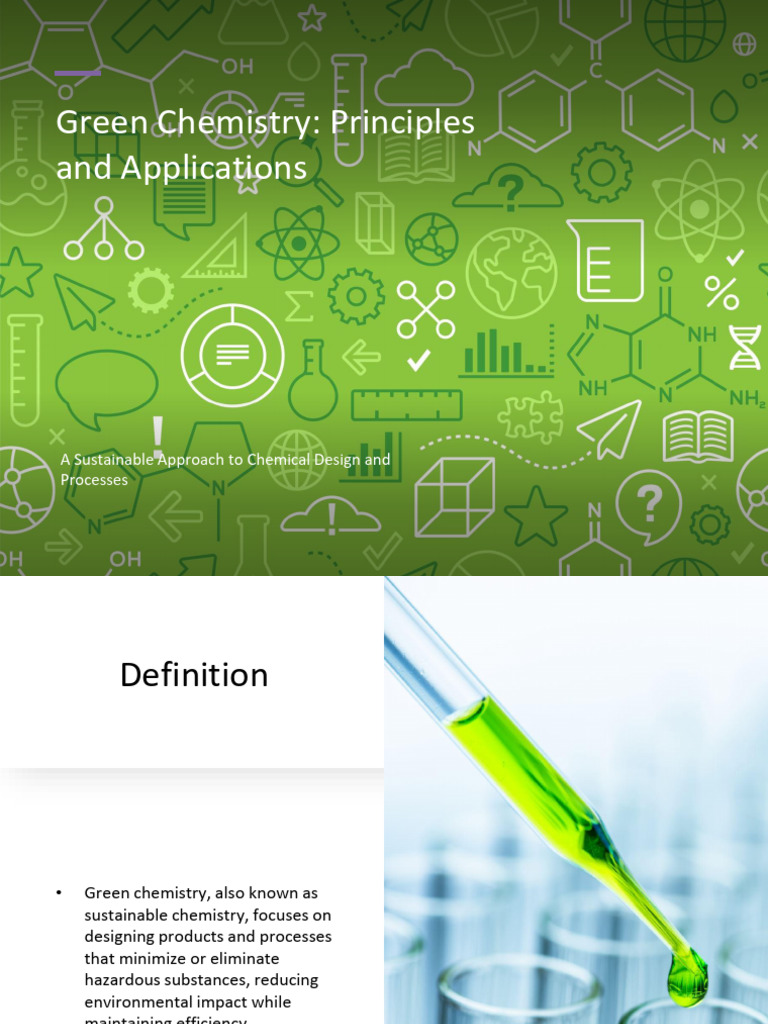 Green_Chemistry_Presentation | PDF | Green Chemistry | Chemistry