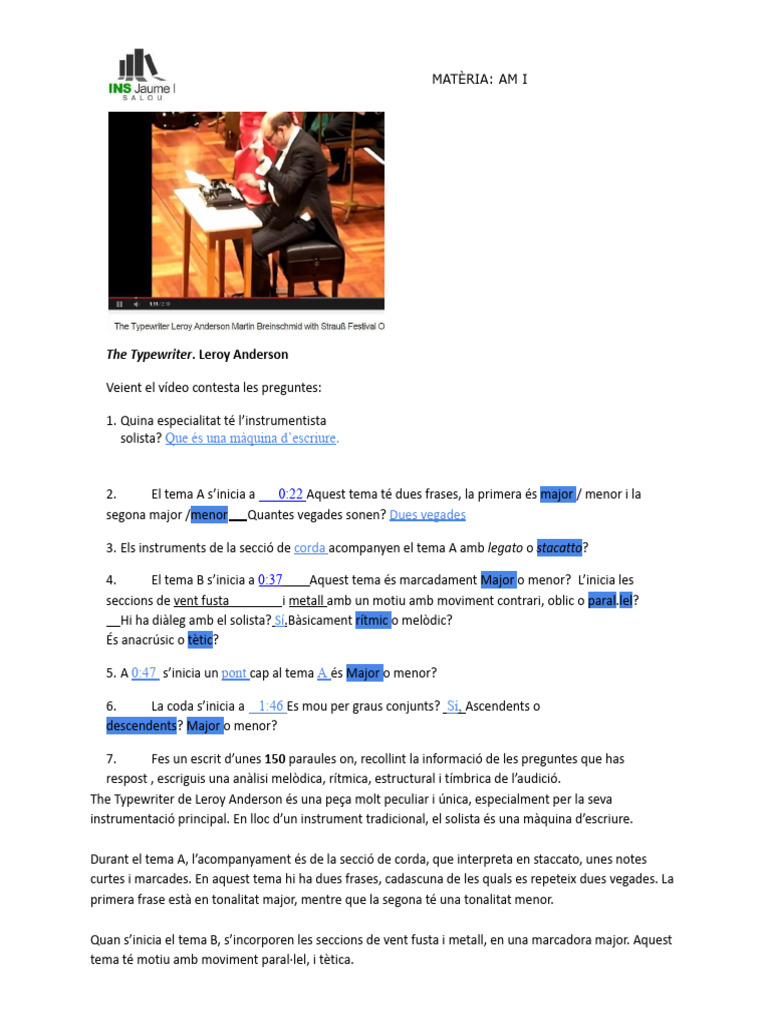 The Typewriter | PDF