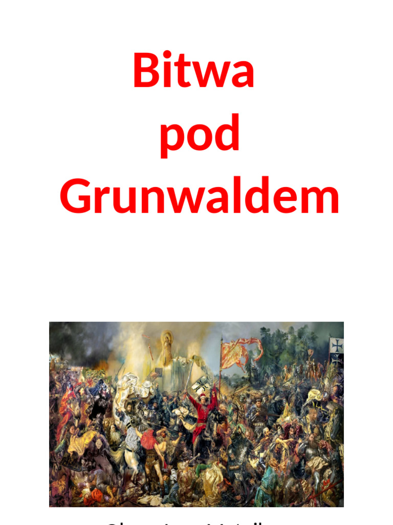 Bitwa Pod Grunwaldem | PDF