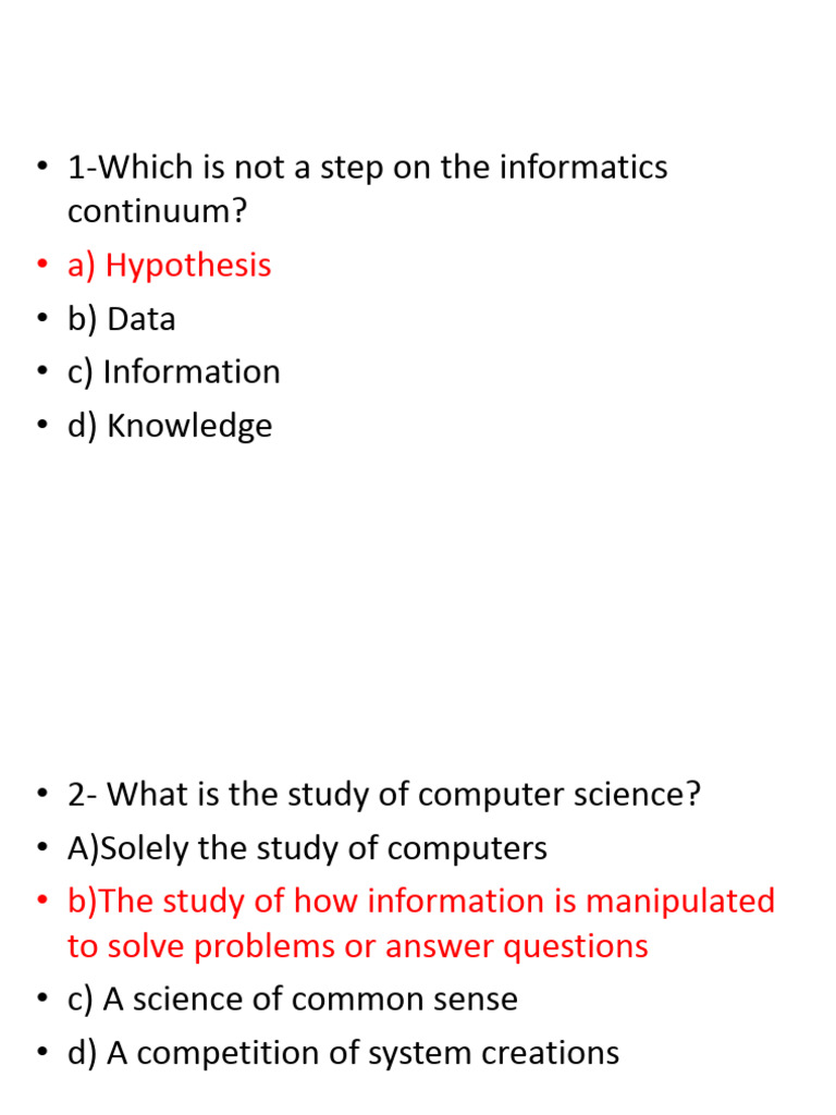 Midterm Question Bank Health Informatics | PDF | Electronic Health Record | Public Services