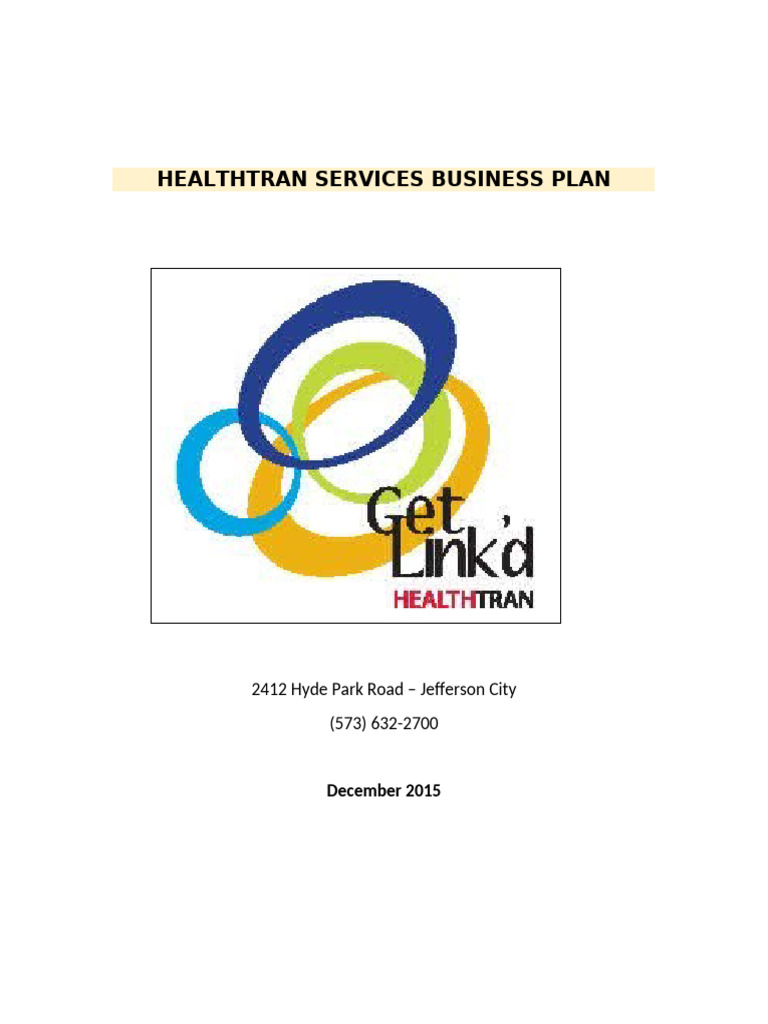 HealthTran Services Business Plan | PDF | Health Care | Medicaid