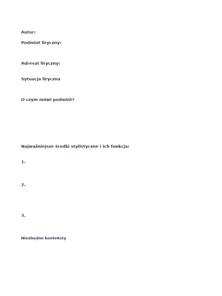 tren XI notatka cornella do uzupełniena | PDF
